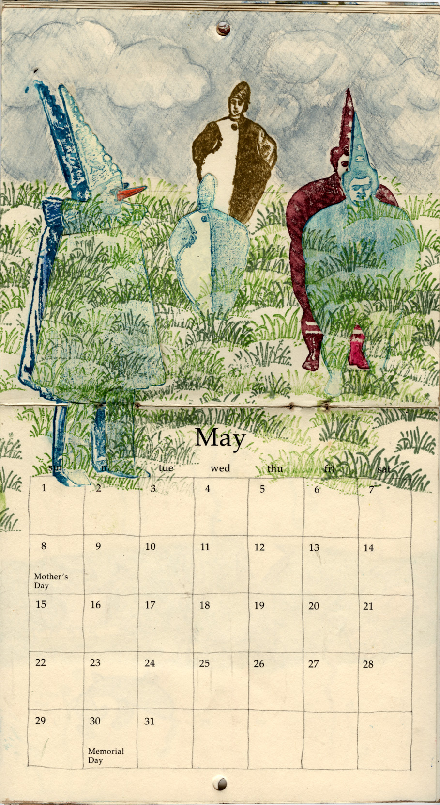 Eve Kosofsky Sedgwick | Book/calendar: Untitled (Circus calendar)