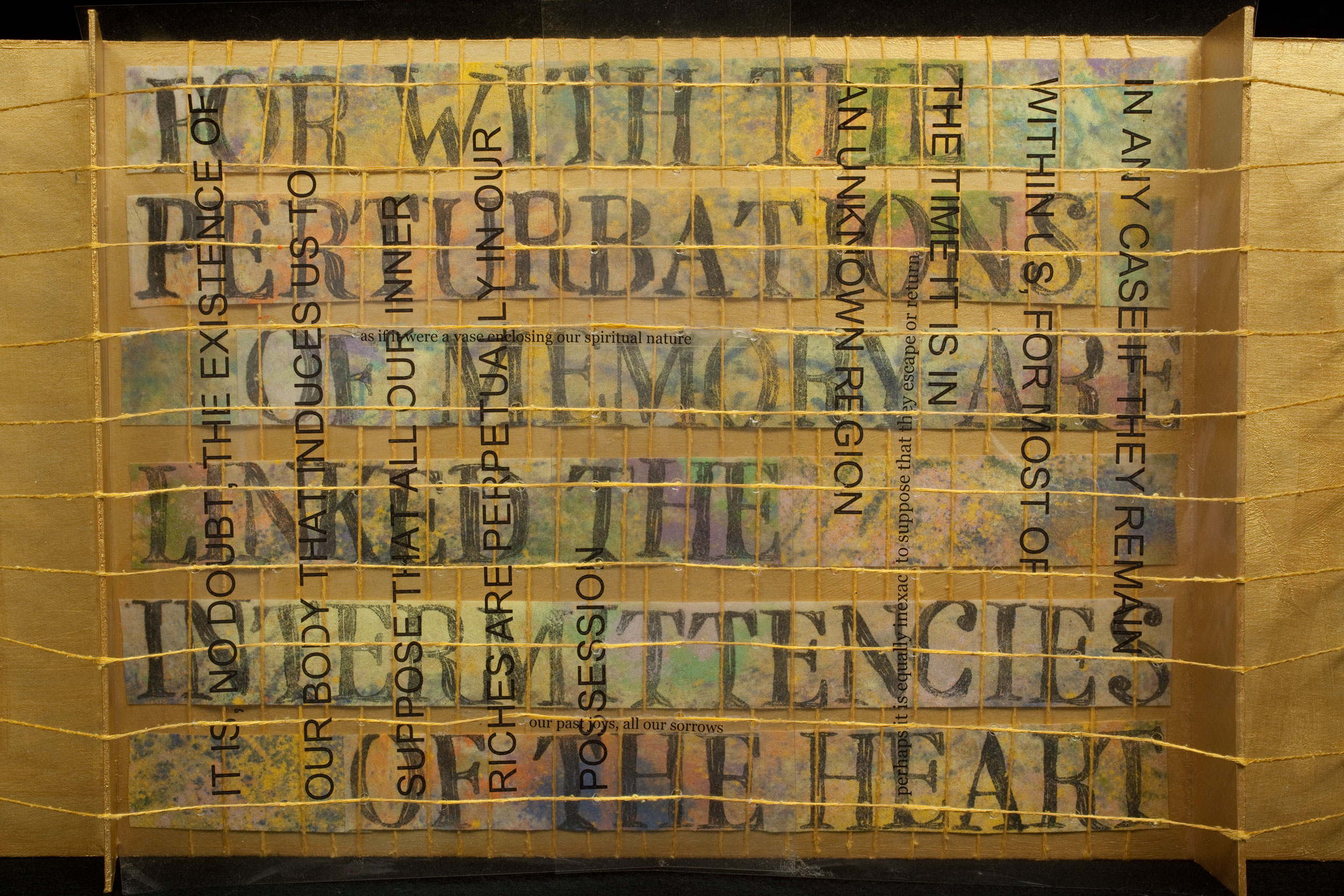 Eve Kosofsky Sedgwick | Works in Fiber, Paper, and Proust