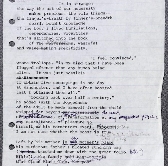 Eve Kosofsky Sedgwick | Duke Archival Expeditions Fellow Katie ...