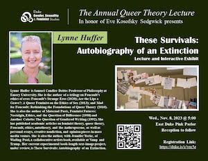 Eve Kosofsky Sedgwick | 2023 Duke Queer Theory Lecture in Honor of Eve ...